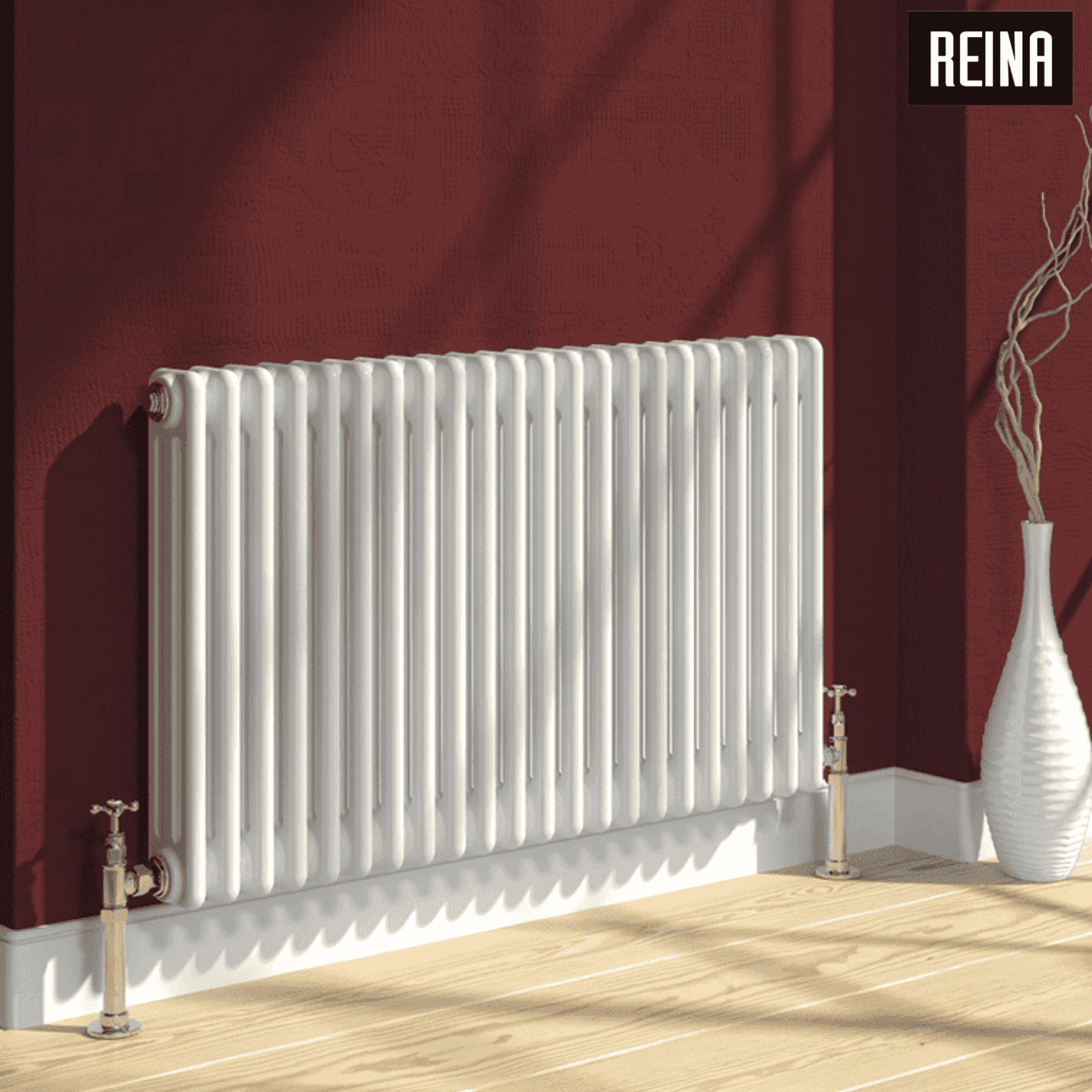 Reina Colona Horizontal Column Radiator Radiator | Free UK Delivery ...