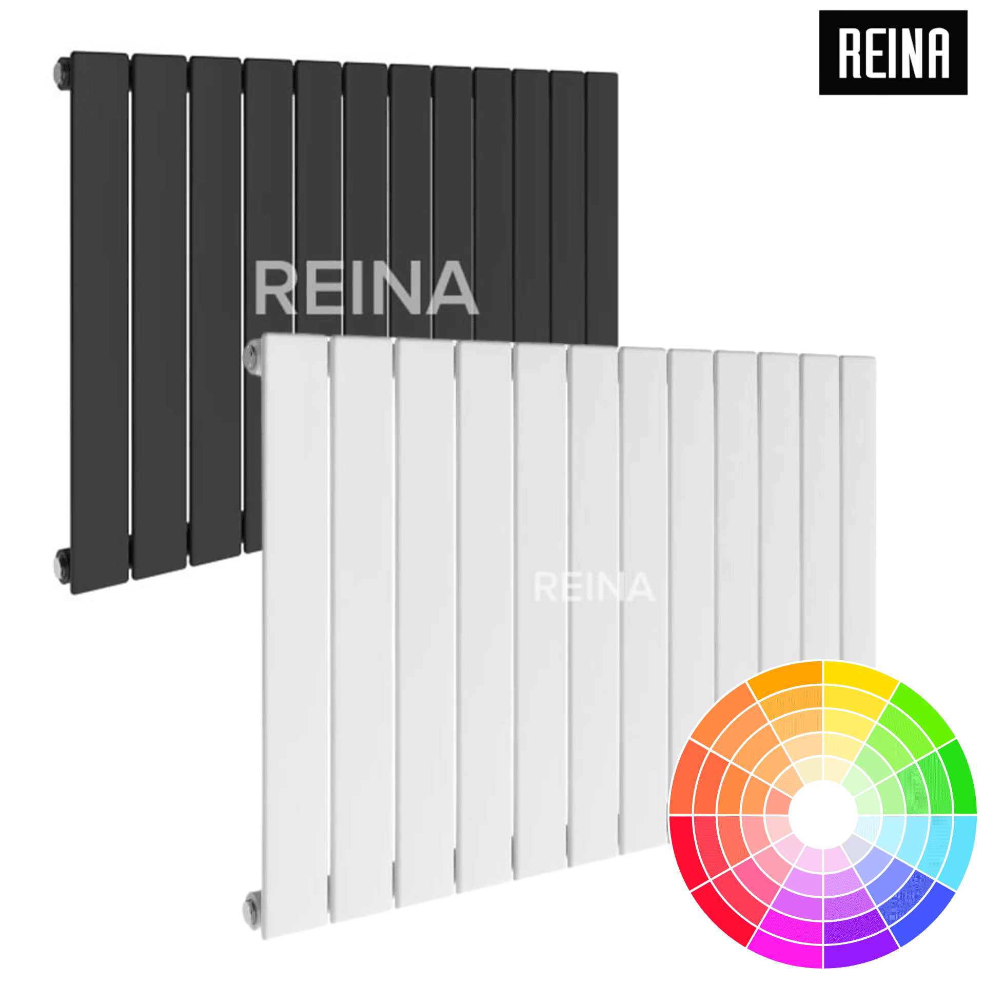 Reina Flat Horizontal Single | Designer Radiator Showroom | Sale On Now