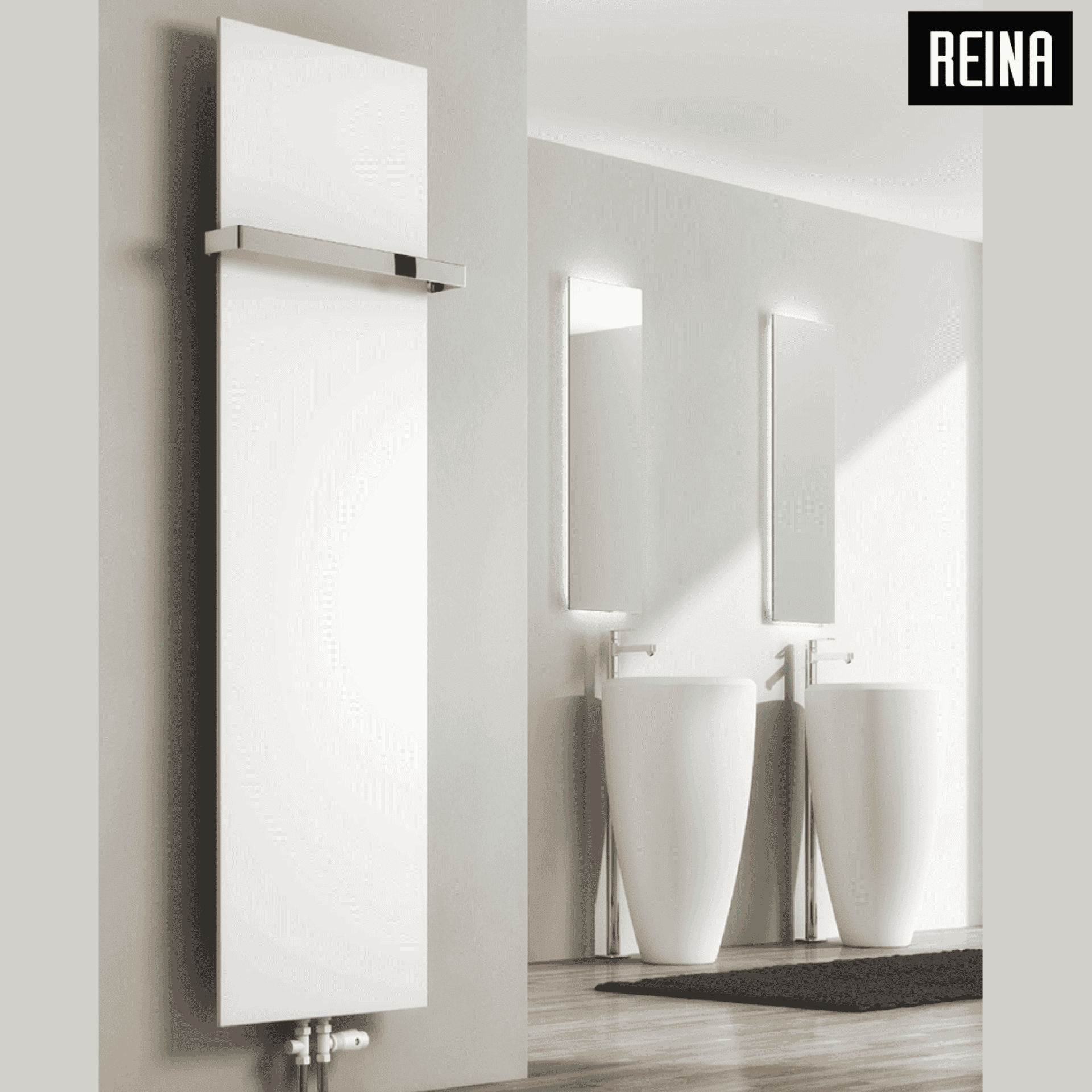 Reina Slimline Vertical Radiator | RAL Colour Designer Radiator