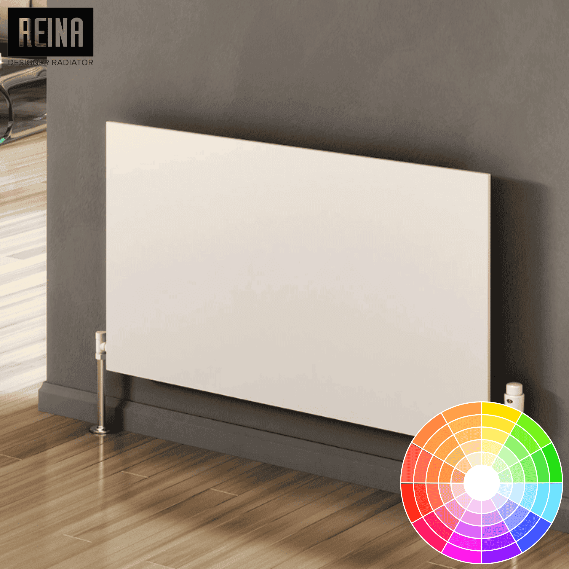 Reina Slimline Horizontal Radiator | Designer Radiator Showroom | Sale ...