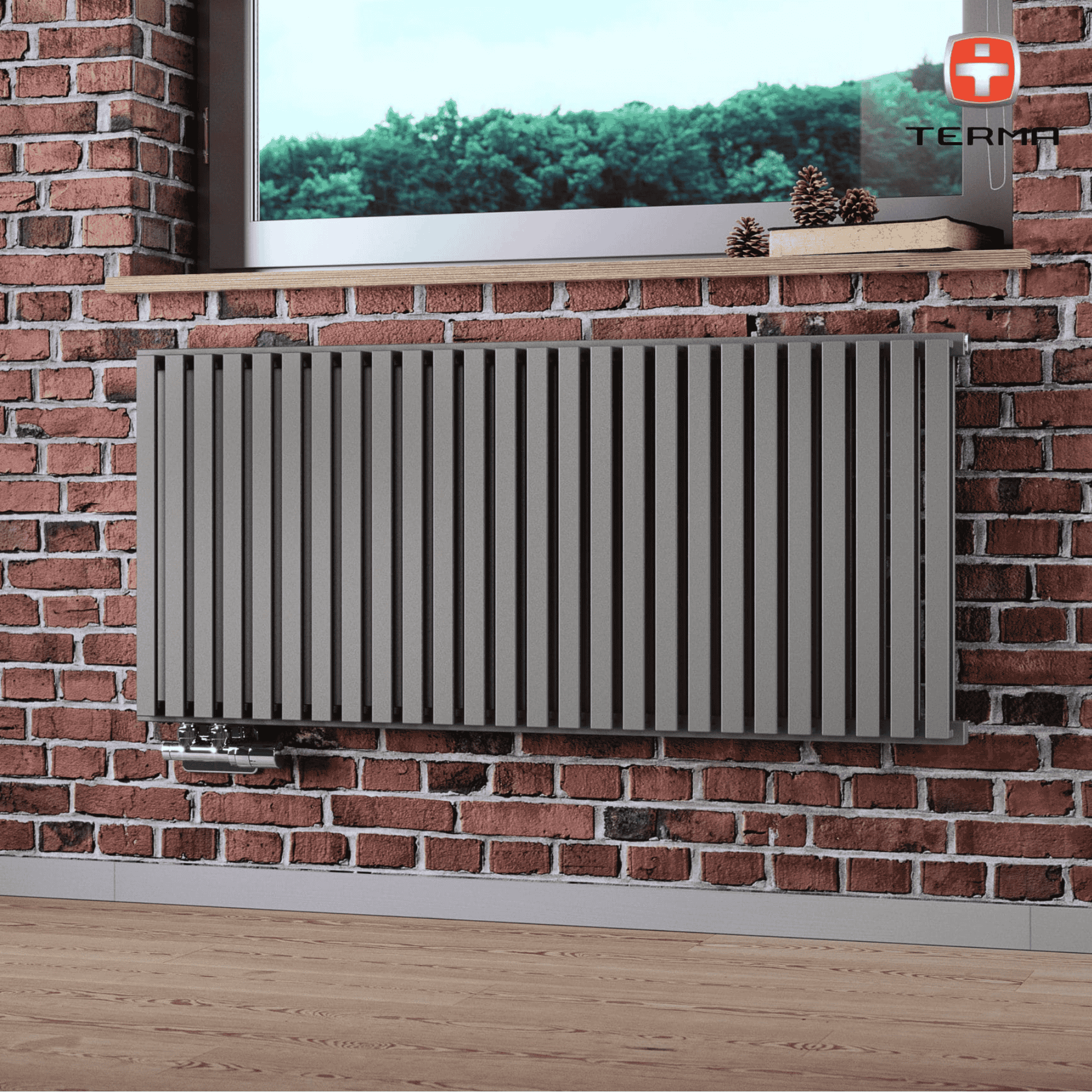 Terma Nemo Horizontal Radiator | Free UK Delivery | Designer Radiator ...