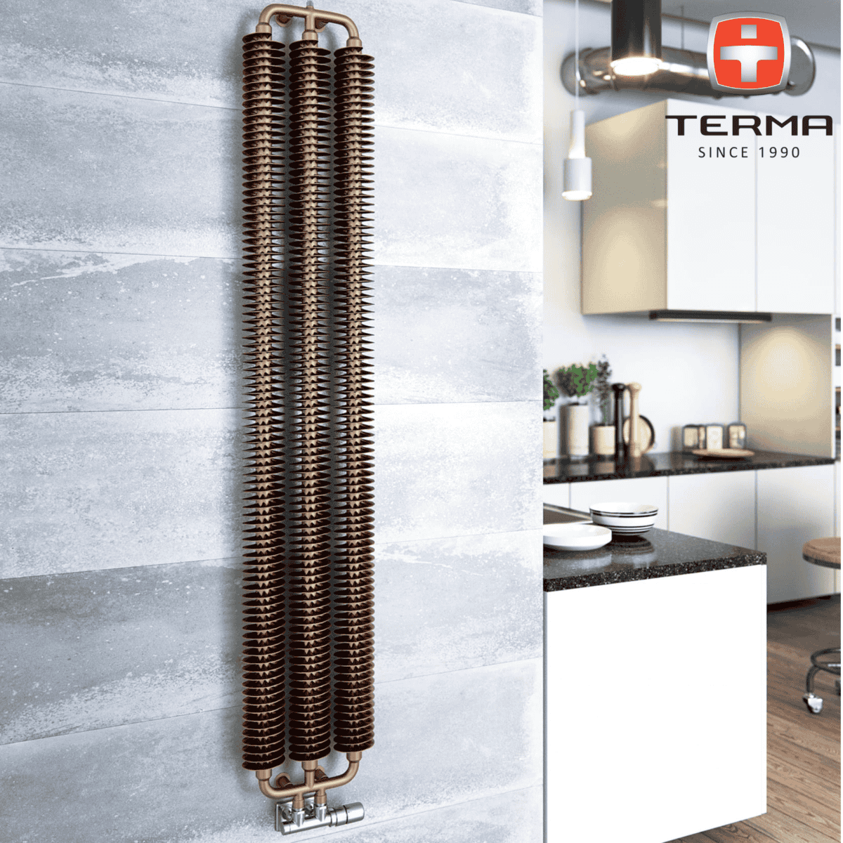 Terma Ribbon Vertical Radiator Radiator | Free UK Delivery | Designer ...