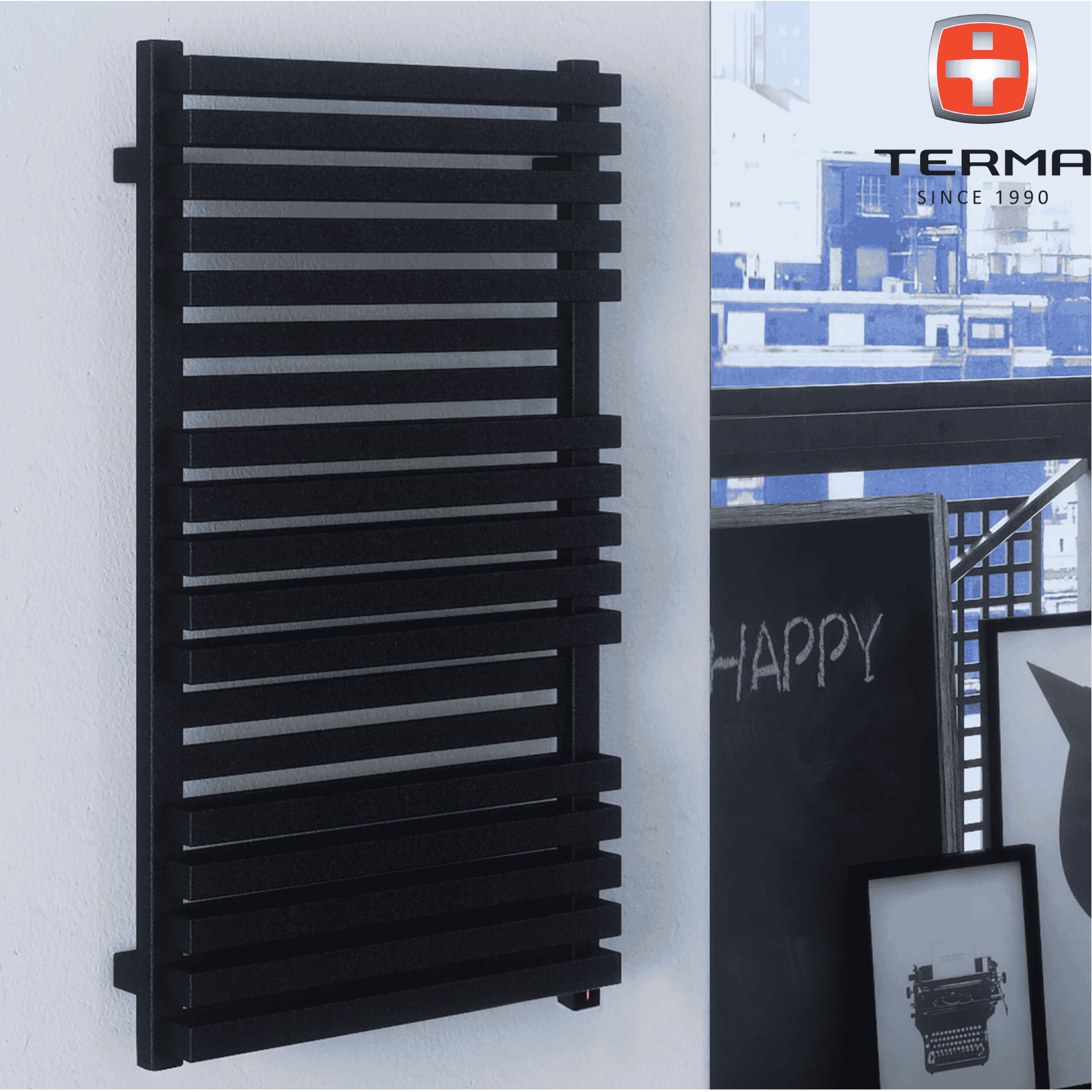 Terma Quadrus Bold Electric Radiator Radiator | Free UK Delivery | Designer Radiator Showroom ...