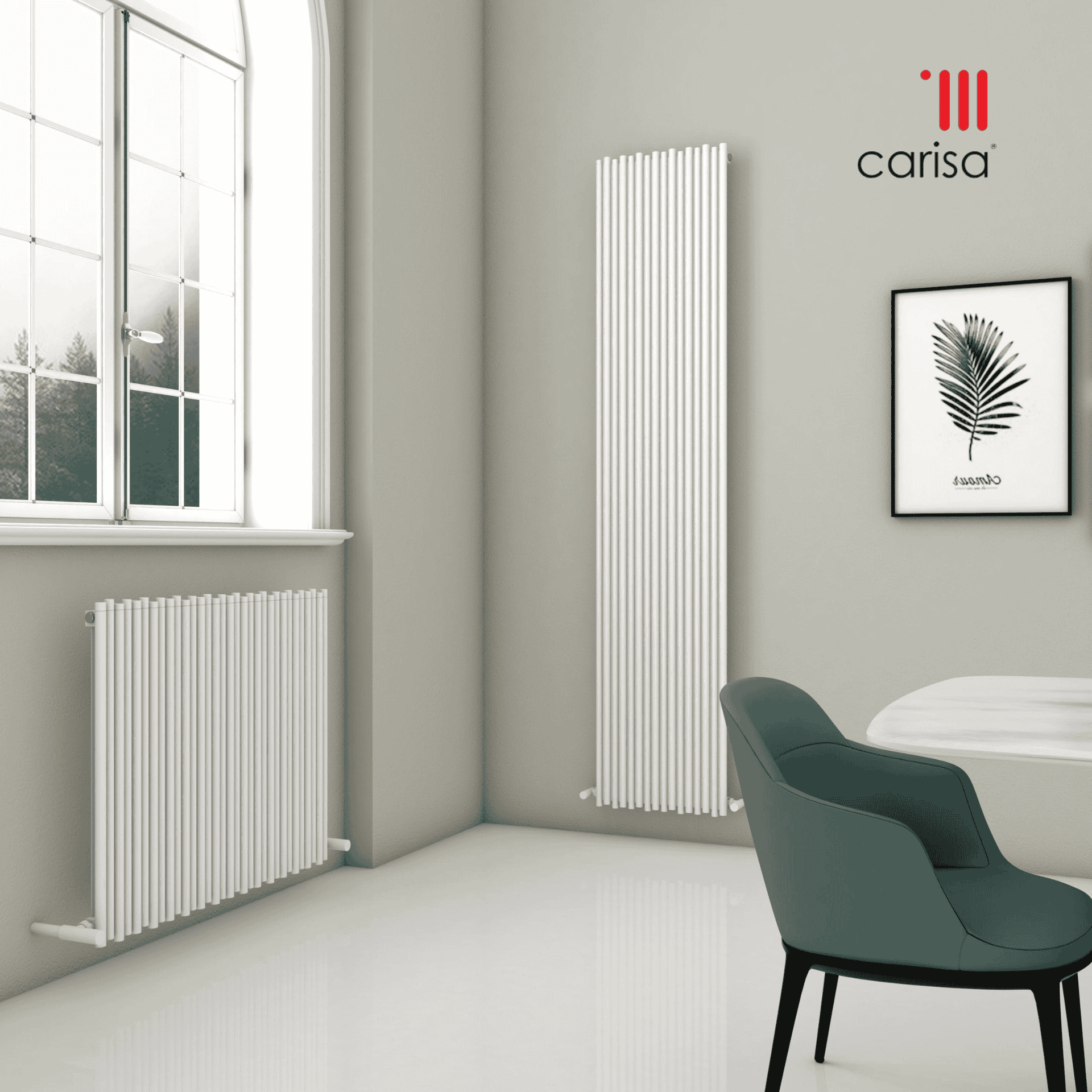 Carisa Pipette Vertical Radiator Radiator | Free UK Delivery | Designer ...