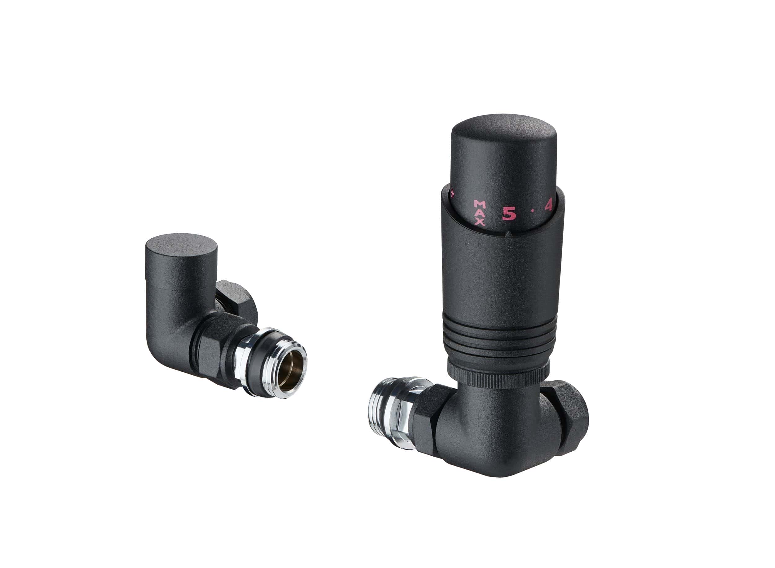 Terma Cylindrical 3-Axis Corner Valves Radiator | Free UK Delivery ...