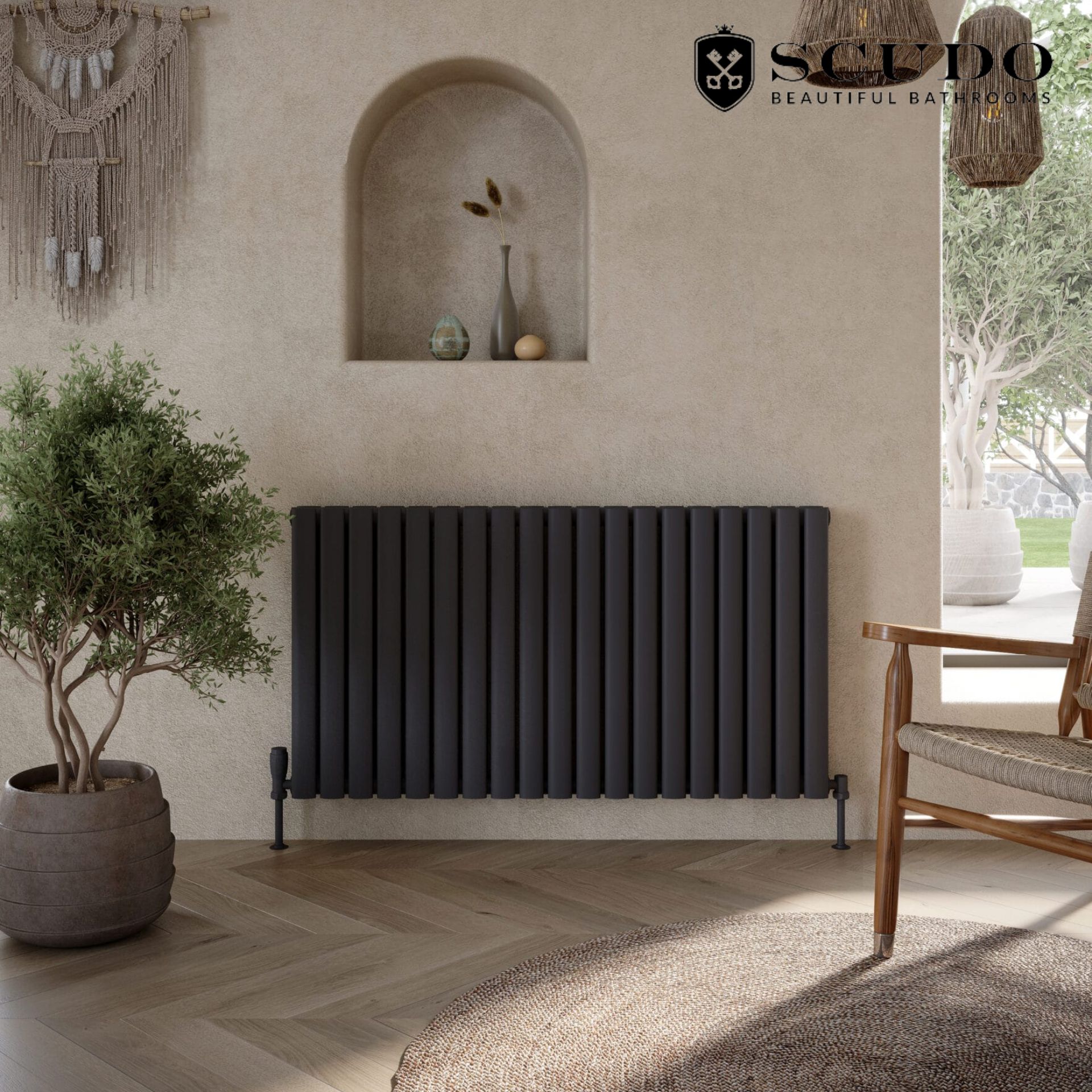 Scudo Apex Horizontal Single Radiator Radiator | Free UK Delivery ...